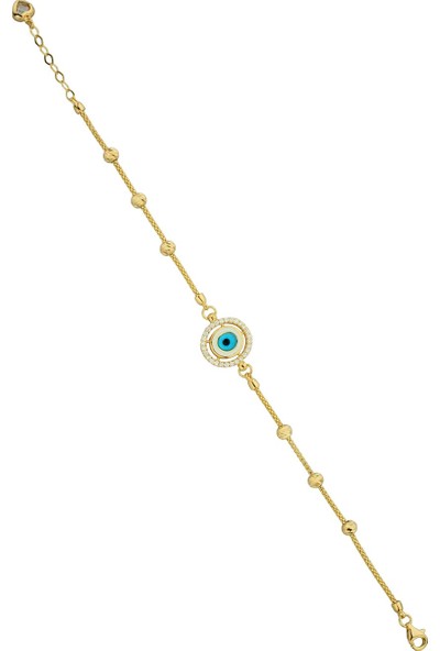 Goldium altın Dorika Toplu Göz Bileklik
