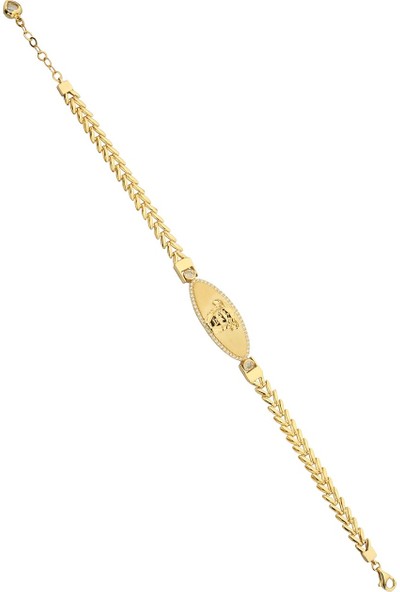 Goldium Altın Medusa Bileklik