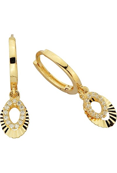 Goldium Altın Halka Küpe