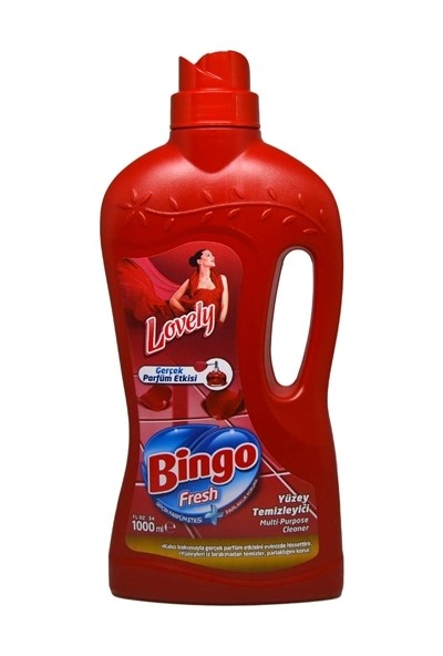 Bingo Yüzey Temizleyici Kırmızı 1 kg x 12
