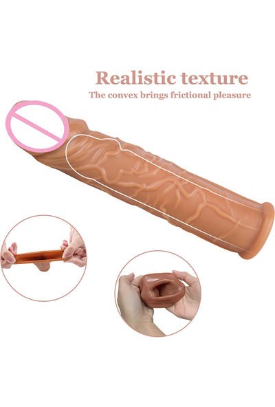 Joytoy Büyük Başlı Uzatıcı Penis Kılıfı Joytoy Büyük Başlı Uzatıcı Penis Kılıfı