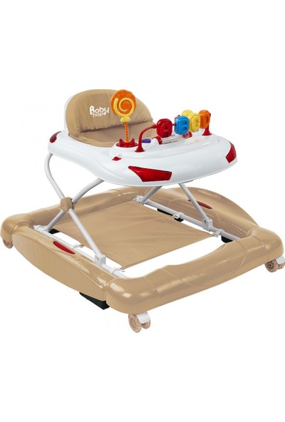 Babyhope 219 Tobby Sallanır Yürüteç Kahve