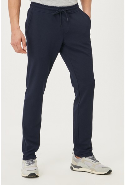 AC&Co / Altınyıldız Classics Slim Fit Dar Kesim Beli Bağlamalı Yan Cep Pantolon