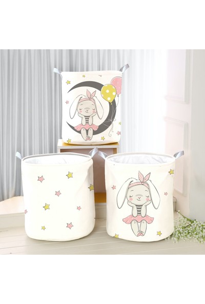 İnstababyrooms Çocuk Odası Dijital Baskılı Çok Amaçlı 3'lü Sepet Model 0001 İnstababyrooms Çocuk Odası Dijital Baskılı Çok Amaçlı 3'lü Sepet Model 0001