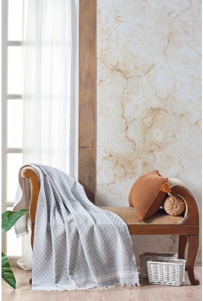 Fushia Trio Pamuklu Tv Battaniyesi | Diz Battaniyesi Gri Fushia Trio Pamuklu Tv Battaniyesi | Diz Battaniyesi Gri