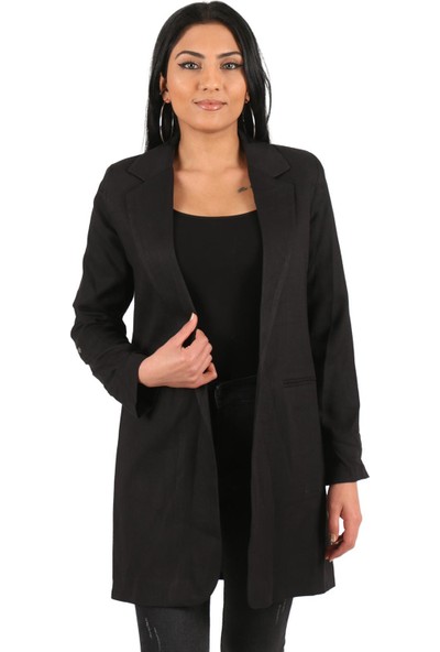 Lustrin Bayan Ön Kısmı Açık Blazer Ceket 3759 Lustrin Bayan Ön Kısmı Açık Blazer Ceket 3759