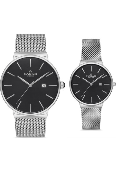 Nacar Yeni Sezon Çift Kol Saati