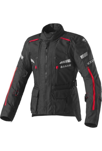 Clover Dakar-2 Wp Korumalı Motosiklet Ceketi (Siyah) Clover Dakar-2 Wp Korumalı Motosiklet Ceketi (Siyah)