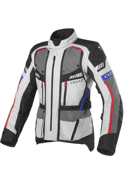 Clover Dakar-2 Wp Korumalı Motosiklet Ceketi (Siyah/gri) Clover Dakar-2 Wp Korumalı Motosiklet Ceketi (Siyah/gri)