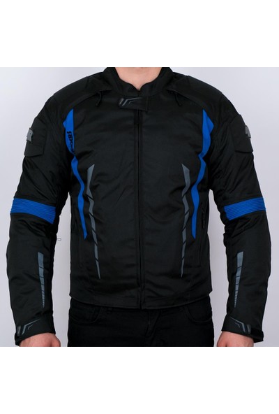 4riders Gama Korumalı Motosiklet Montu (Mavi)