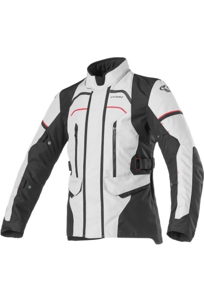 Clover Storm-3 Wp Korumalı Motosiklet Ceketi (Gri) Clover Storm-3 Wp Korumalı Motosiklet Ceketi (Gri)