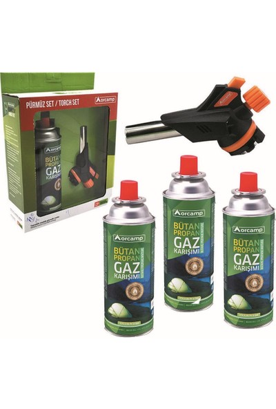 Orcamp Çakmaklı Pürmüz ve 4 Adet Kartuş Orcamp Çakmaklı Pürmüz ve 4 Adet Kartuş