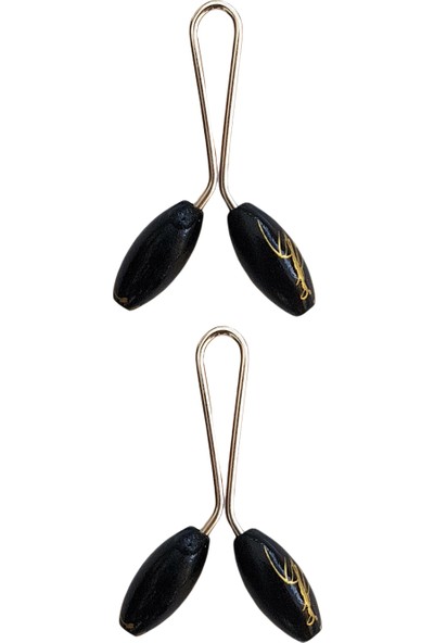 Mudanis 2 Adet Tesettür Eşarp ve Şal Klipsi Siyah