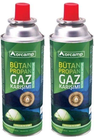 Orcamp Valfli 227 gr Kartuş Tüp 2 Li Paket Orcamp Valfli 227 gr Kartuş Tüp 2 Li Paket