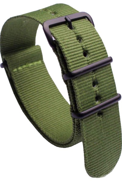 Omega Saat Uyumlu 22 mm Haki Renk Siyah Tokalı Tek Parça Nato Perlon Kumaş Saat Kordonu Omega Saat Uyumlu 22 mm Haki Renk Siyah Tokalı Tek Parça Nato Perlon Kumaş Saat Kordonu