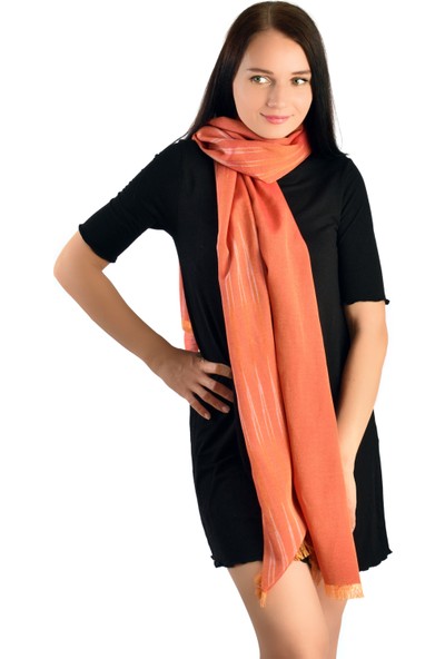 Kutnium Silk & Accessories Şafak Kutnu Ipek Şal Kutnium Silk & Accessories Şafak Kutnu Ipek Şal