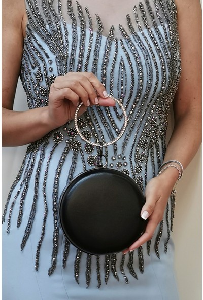 Nazart Kadın Kumaş Siyah Abiye Clutch Portföy Kadın Gece Çantası Nazart Kadın Kumaş Siyah Abiye Clutch Portföy Kadın Gece Çantası