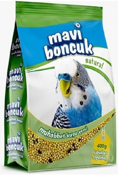 Mavi Boncuk Kabuksuz Muhabbet Kuşu Yemi 400 gr