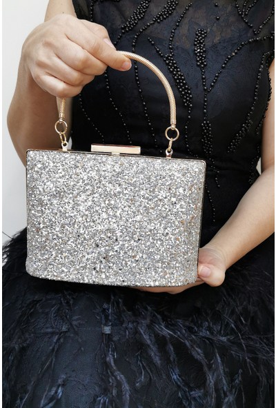 Nazart Kadın Pullu Altın Abiye Clutch Portföy Kadın Gece Çantası Nazart Kadın Pullu Altın Abiye Clutch Portföy Kadın Gece Çantası