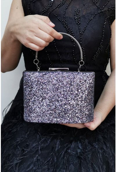 Nazart Kadın Pullu Platin Abiye Clutch Portföy Kadın Gece Çantası Nazart Kadın Pullu Platin Abiye Clutch Portföy Kadın Gece Çantası