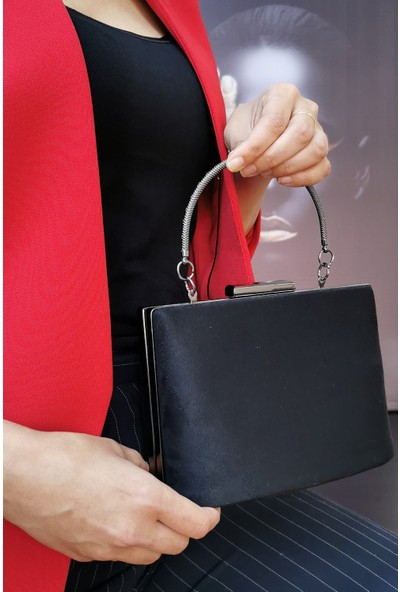 Nazart Kadın Süet Siyah Abiye Clutch Portföy Kadın Gece Çantası Nazart Kadın Süet Siyah Abiye Clutch Portföy Kadın Gece Çantası