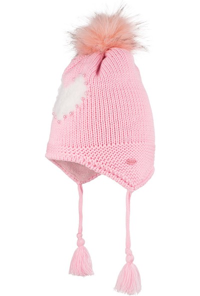 Kız Çocuk Kulaklı Içi Polarlı Bere 3-8 Yaş