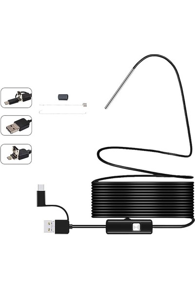 Generic 3.9mm 3 In 1 Android Endoskop Kamera (Yurt Dışından)