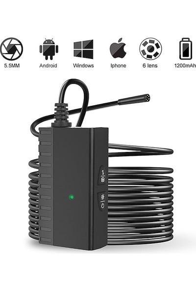 Generic 5.5mm 5.0mp Hd Kablosuz Endoskop (Yurt Dışından) Generic 5.5mm 5.0mp Hd Kablosuz Endoskop (Yurt Dışından)