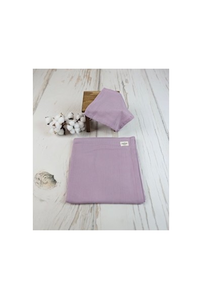 Cuckoo Organik Müslin Örtü Mor Cuckoo Organik Müslin Örtü Mor