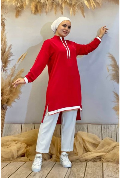 Armine Trend Tunik 21YT401 Kırmızı