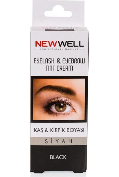 New Well New Well Kaş Kirpik Boyası Black Kaş Boyası