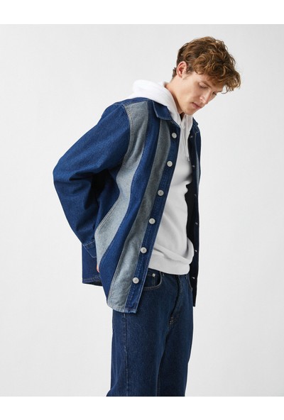 Koton Renk Bloklu Kot Mont