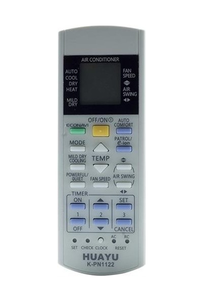 Transformacion Panasonic K-PN1122 Universal Klima Kumandası 127026 Transformacion Panasonic K-PN1122 Universal Klima Kumandası 127026