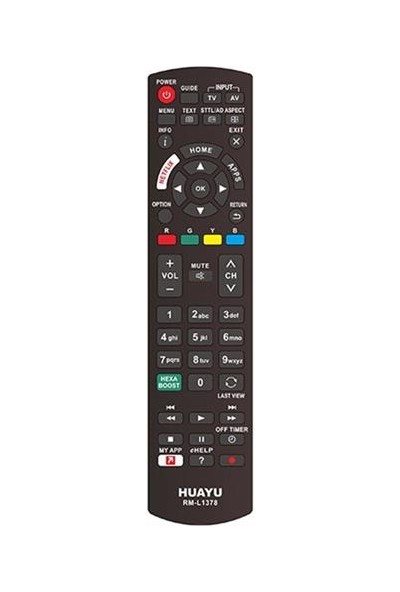 Transformacion Panasonic RM-L1378 LCD LED Netflix Tuşlu Kumanda 123085 Transformacion Panasonic RM-L1378 LCD LED Netflix Tuşlu Kumanda 123085