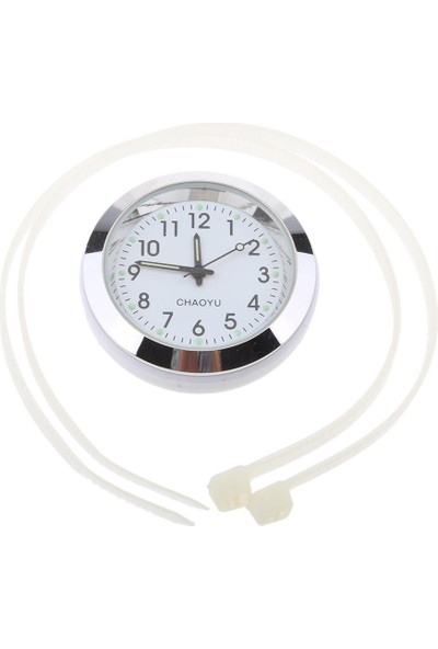 Prettyia Su Geçirmez Evrensel Motosiklet Motosiklet Gidon Dağı Saati Izle Beyaz Beyaz (Yurt Dışından)