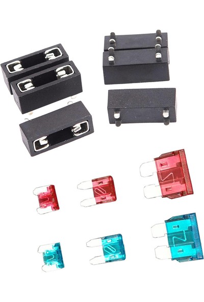 Prettyia 6 Takım Pcb Paneli Dağı Küçük Orta Evrensel Araba Sigorta Tutucu + Bıçak Sigortalar (Yurt Dışından) Prettyia 6 Takım Pcb Paneli Dağı Küçük Orta Evrensel Araba Sigorta Tutucu + Bıçak Sigortalar (Yurt Dışından)