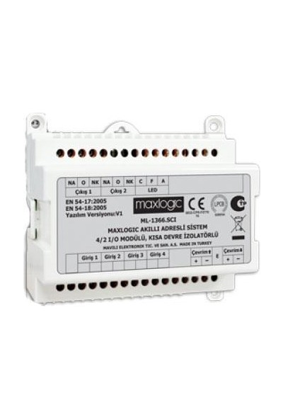 Maxlogic ML-1361 Akıllı Adresli Röle Kontrol Modül 1 Çıkış Maxlogic ML-1361 Akıllı Adresli Röle Kontrol Modül 1 Çıkış