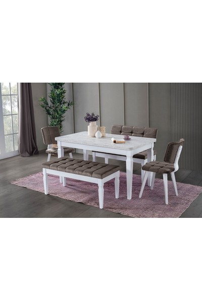 Dekorazi Kapitone Masa Takımı