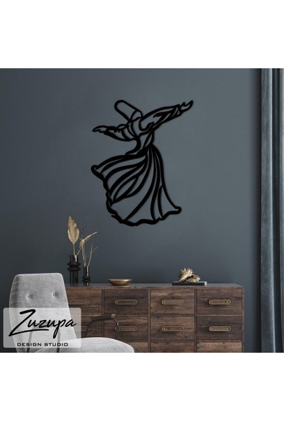 Zuzupa Design Semazen Metal Tablo UZ80 Zuzupa Design Semazen Metal Tablo UZ80