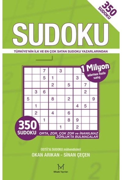 350 Sudoku (Yeşil Kapak) 350 Sudoku (Yeşil Kapak)