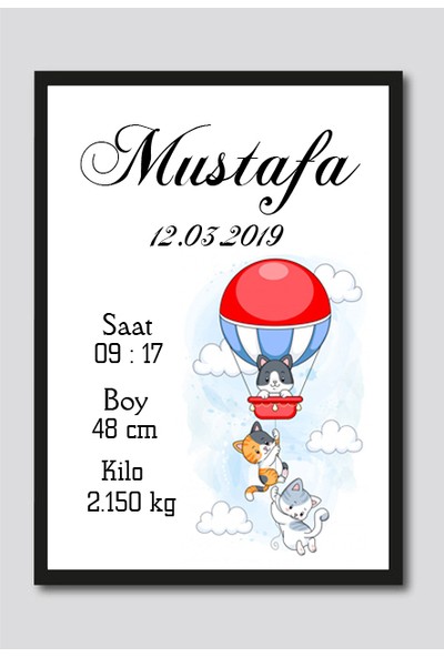 Lina 20 x 25 Cm Ahşap Bebek Doğum Panosu Lina 20 x 25 Cm Ahşap Bebek Doğum Panosu