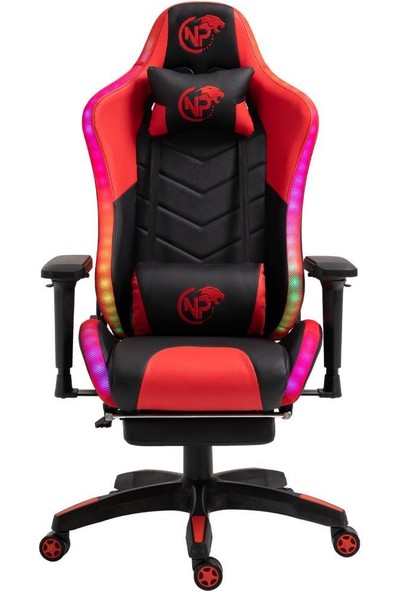 Npo GC3001BR Masaj Yastıklı, Rgb LED Işıklı, 4d Kolçaklı, Ayak Destekli Profesyonel Oyuncu Koltuğu Npo GC3001BR Masaj Yastıklı, Rgb LED Işıklı, 4d Kolçaklı, Ayak Destekli Profesyonel Oyuncu Koltuğu