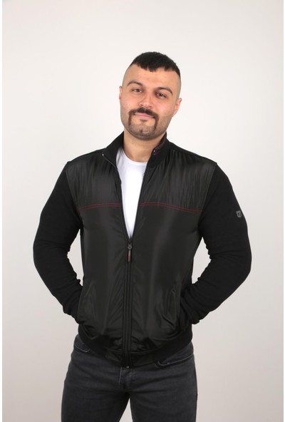 FBI C21 Erkek Fermuarlı Cepli Yarım Boğazlı Erkek Mevsimlik Mont 0718