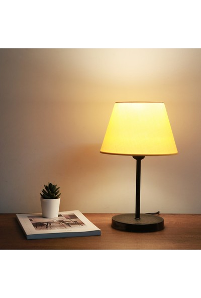 Homing Kumaş Başlık Siyah Gövde Abajur