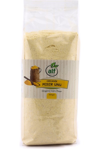 Alf Organik Mısır Unu 500 gr Alf Organik Mısır Unu 500 gr