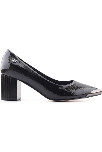 Pierre Cardin Pierre Cardin Pc 51644 Kadın Ayakkabı-Siyah Kırışık