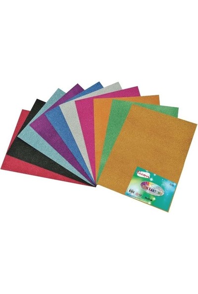 Ticon Ticon Simli Fon Kartonu 50X70CM Gümüş