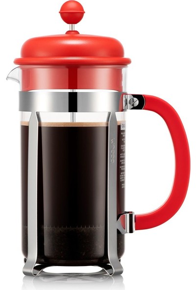 Bodum Caffettiera French Press Kırmızı 1 Litre