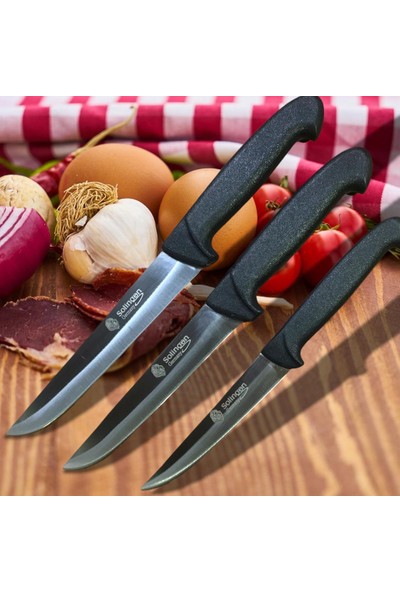 Solingen 3'lü Mutfak Bıçak Seti