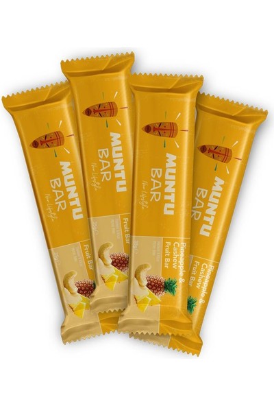 Muntu Ananas & Kaju Meyve Barı 35 gr x 12 Muntu Ananas & Kaju Meyve Barı 35 gr x 12